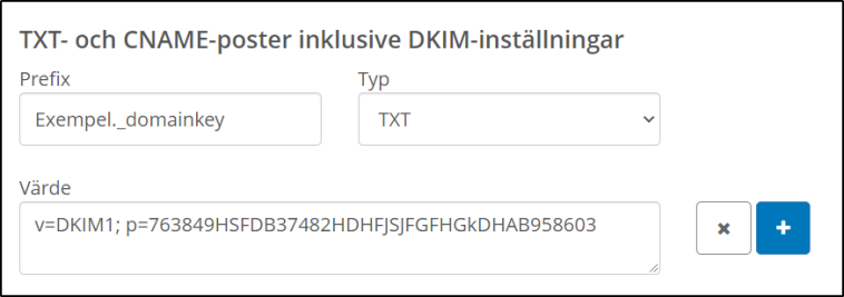 DNS-poster hos STRATO