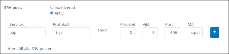 DNS-poster hos STRATO